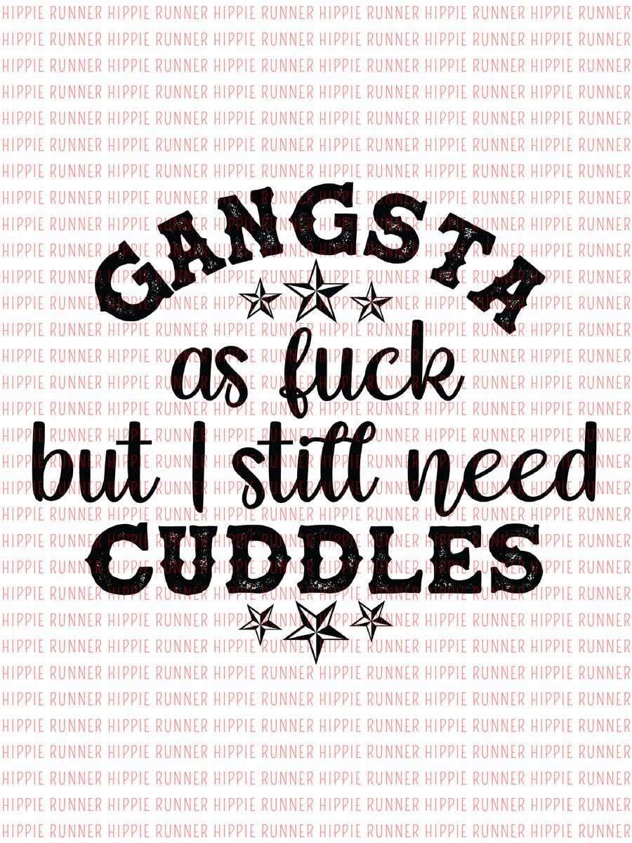 Gangsta - PNG Digital Download – Hippie Runner